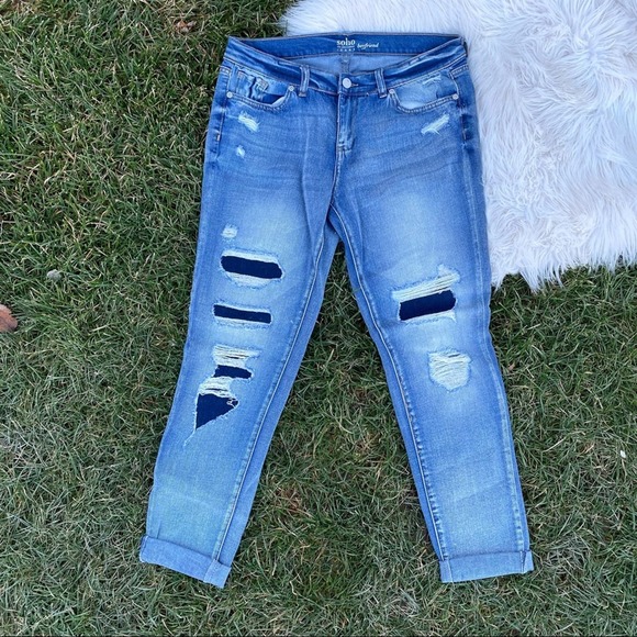 New York & Company | Jeans | New York Co Soho Boyfriend Patch ...